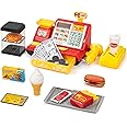 Amazon.com: Pretend Play Calculator Cash Register Toy, Supermarket Shop ...