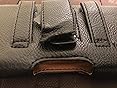 Amazon.com: Bomea Horizontal iPhone 8 7 6s 6 Leather Belt Case with ...