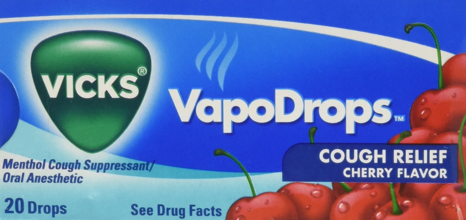 Amazon.com: "VICKS"VapoDrops Cough Relief Menthol Flavor - 20 Drops ...