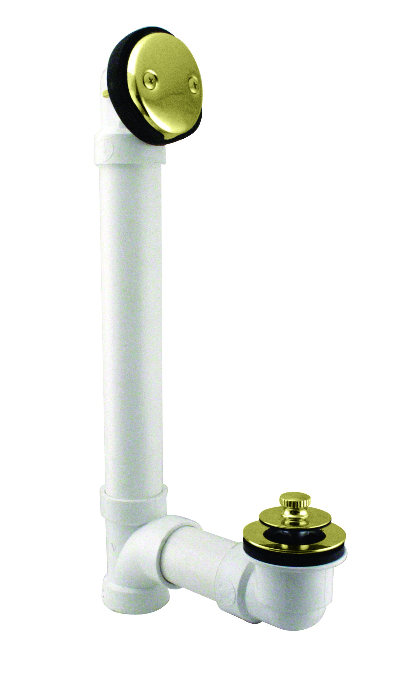 Westbrass Pull & Drain Sch. 40 PVC Bath Waste with Two-Hole Elbow ...