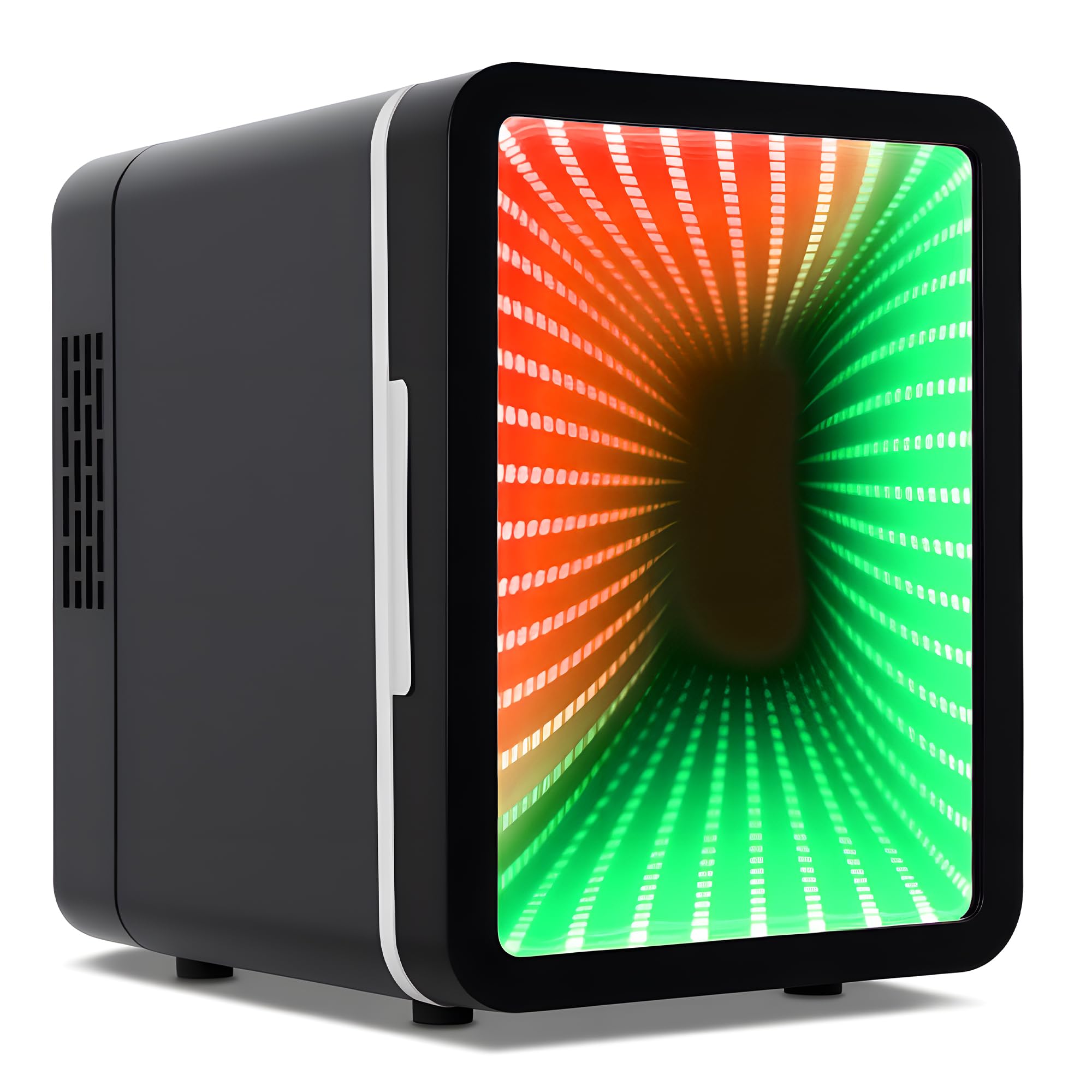 Iceblue 13 Display Modes Dimmable LED Light Mirror Gaming Mini Fridge ...