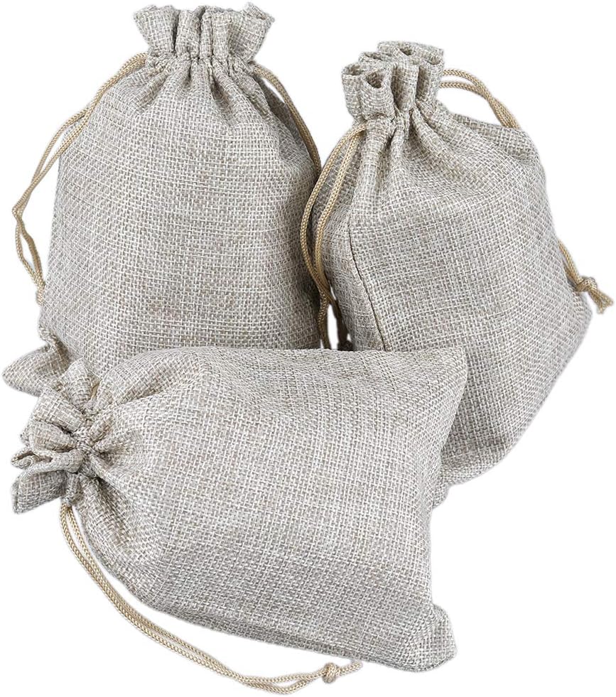 G2PLUS Natur Jutesäckchen 20 Stück Jutebeutel 10 x 15 cm Leinensäckchen ...