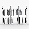 Amazon.com: pamo Industrial pipe clothing rack metal black - Wall ...