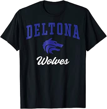 Amazon.com: Deltona High School Wolves T-Shirt C3: Clothing
