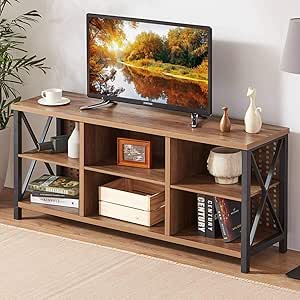 Amazon.com: LVB TV Stand for 65 Inch TV, Mid Century Modern ...