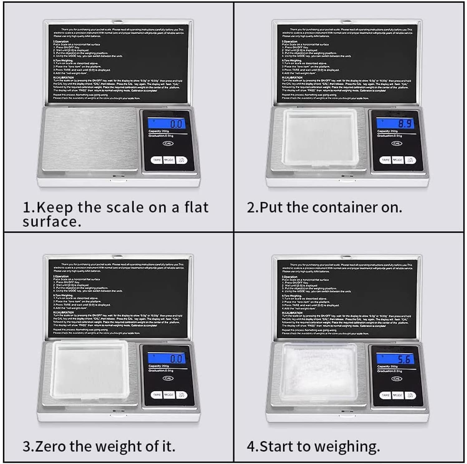 Mua Jewelry Diamond Tester,200g/0.01g Mini Jewelry Scale,60X Mini LED ...