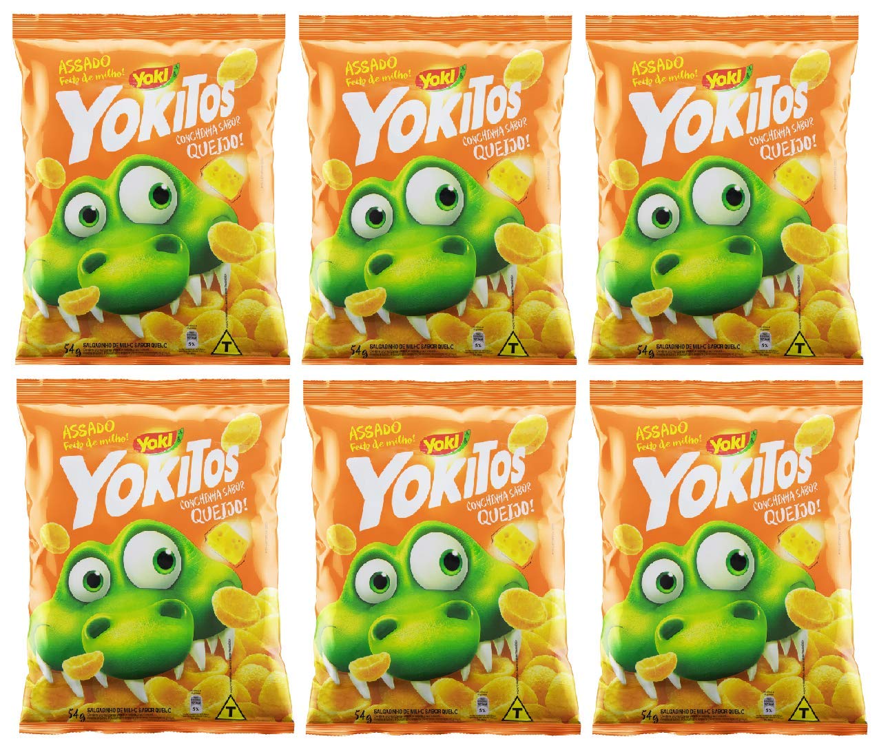 Amazon.com: YOKITOS Assado Feito de Milho Sabor Queijo 54 gr. 6 PACK ...