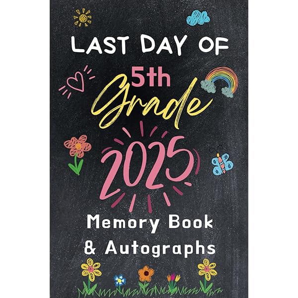 Fifth Grade Memory Book