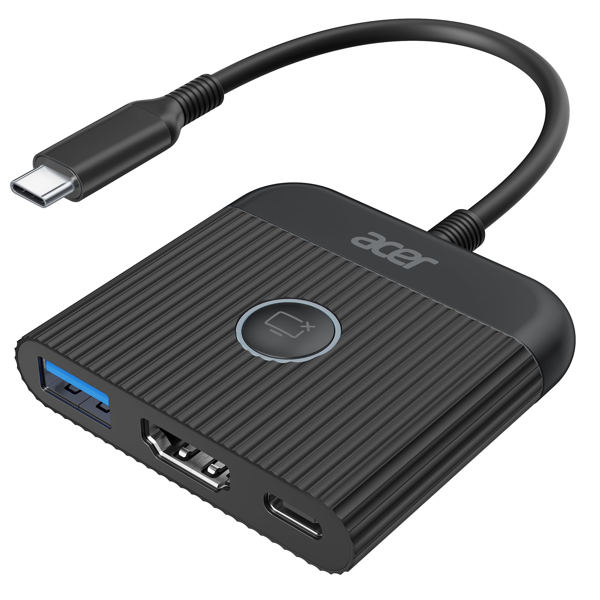 Acer USB C to HDMI Adapter, 4K@60Hz HDMI to Type C Adapter with 100W PD ...