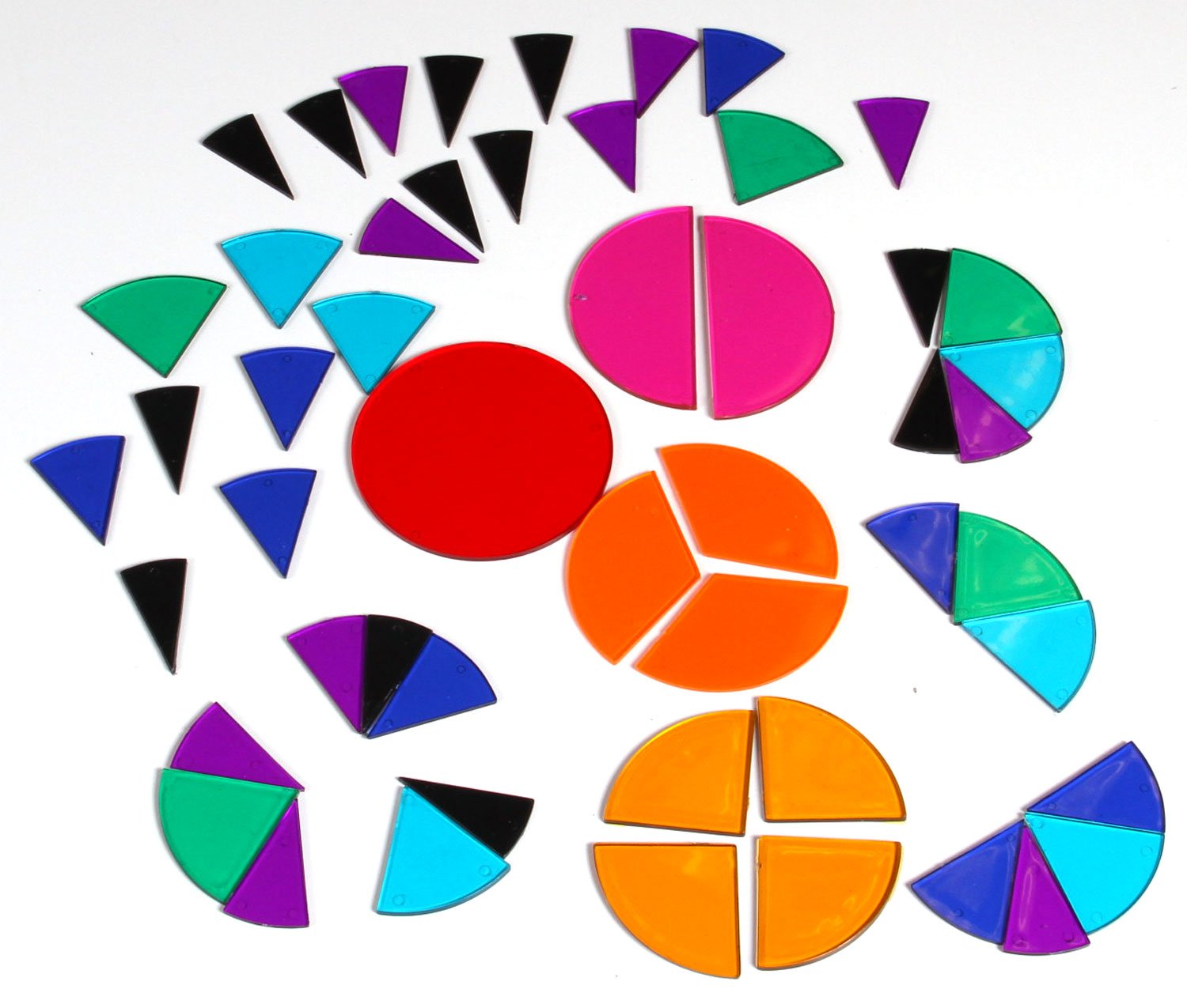 Piece It Together With Fractions Kit Math Manipulatives 60 Fraction