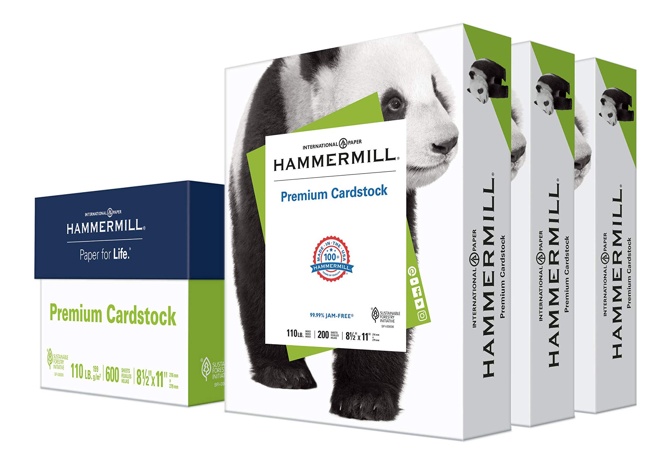 Mua Hammermill White Cardstock, 110 lb, 8.5 x 11 White Cardstock, 3 ...