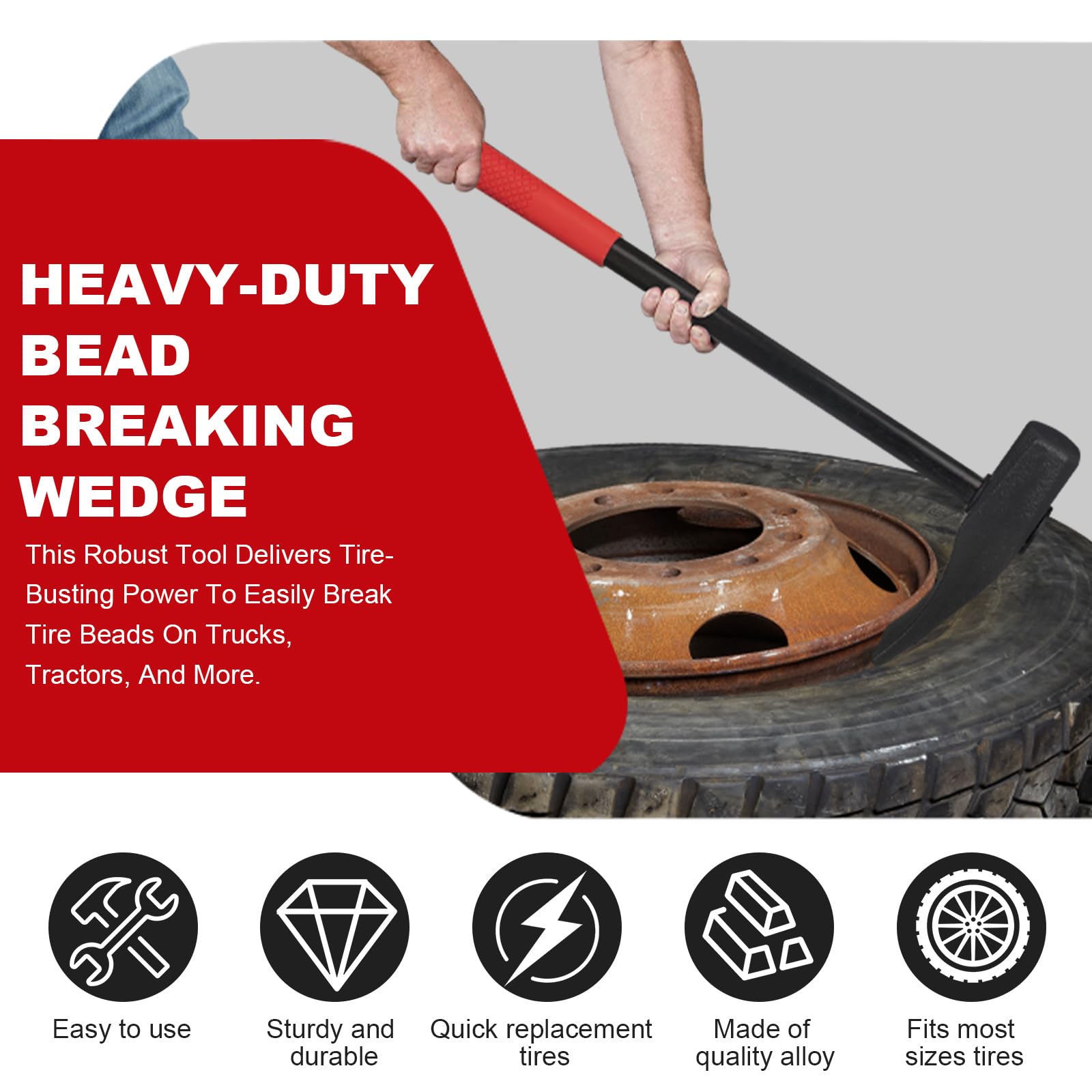 Mua Tire Hammer, Heavy-Duty Bead Breaking Wedge, Tire Bead Breaker ...