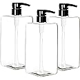 Amazon.com: Youngever 3 Pack Pump Bottles for Shampoo 32 Ounce (1 Liter), Empty Shampoo Pump ...