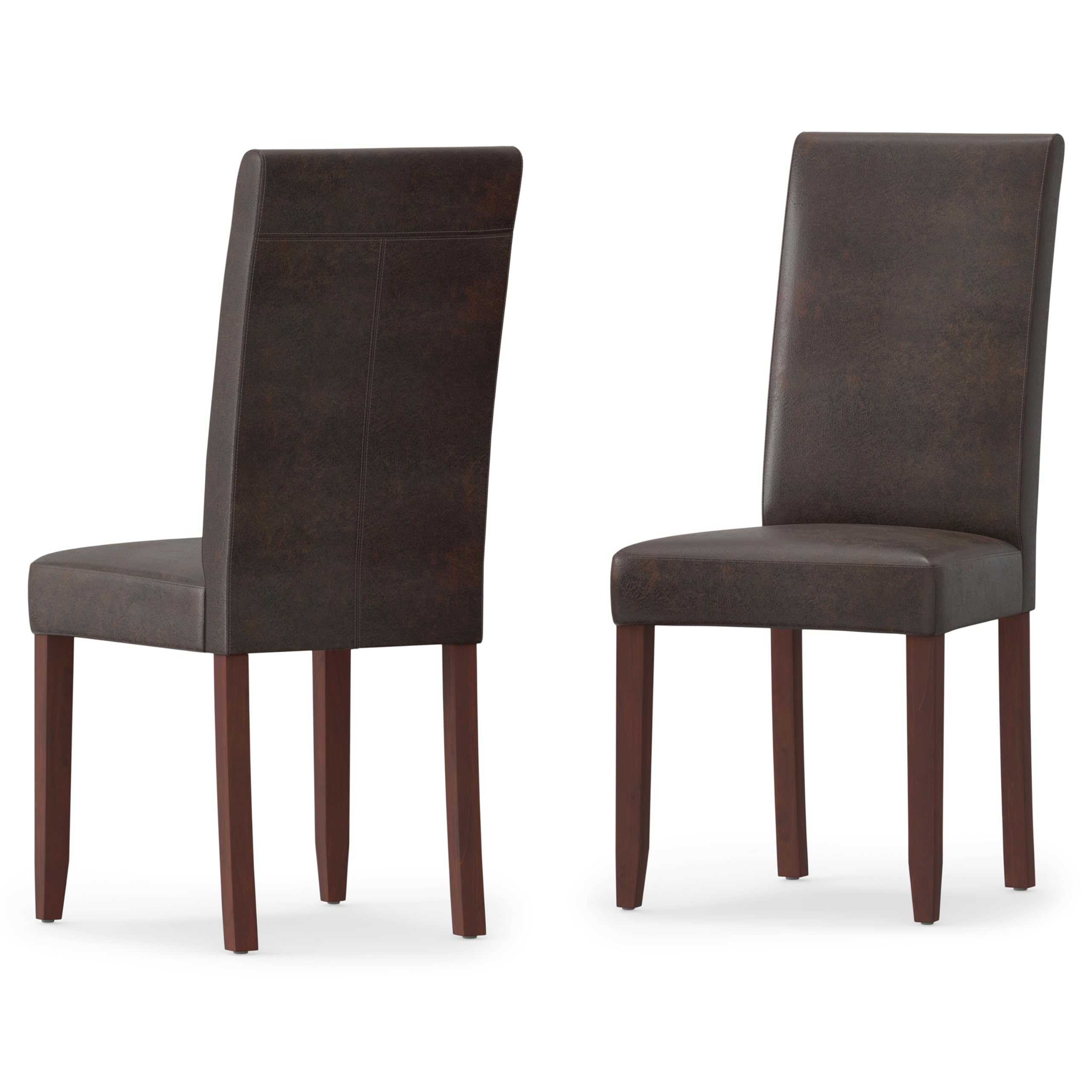SIMPLIHOME Acadian Transitional Parson Dining Chair (Set of 2) in ...