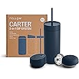 Amazon.com: Fellow 16 oz Carter Bundle (3 in 1) Travel Mug with Slide ...