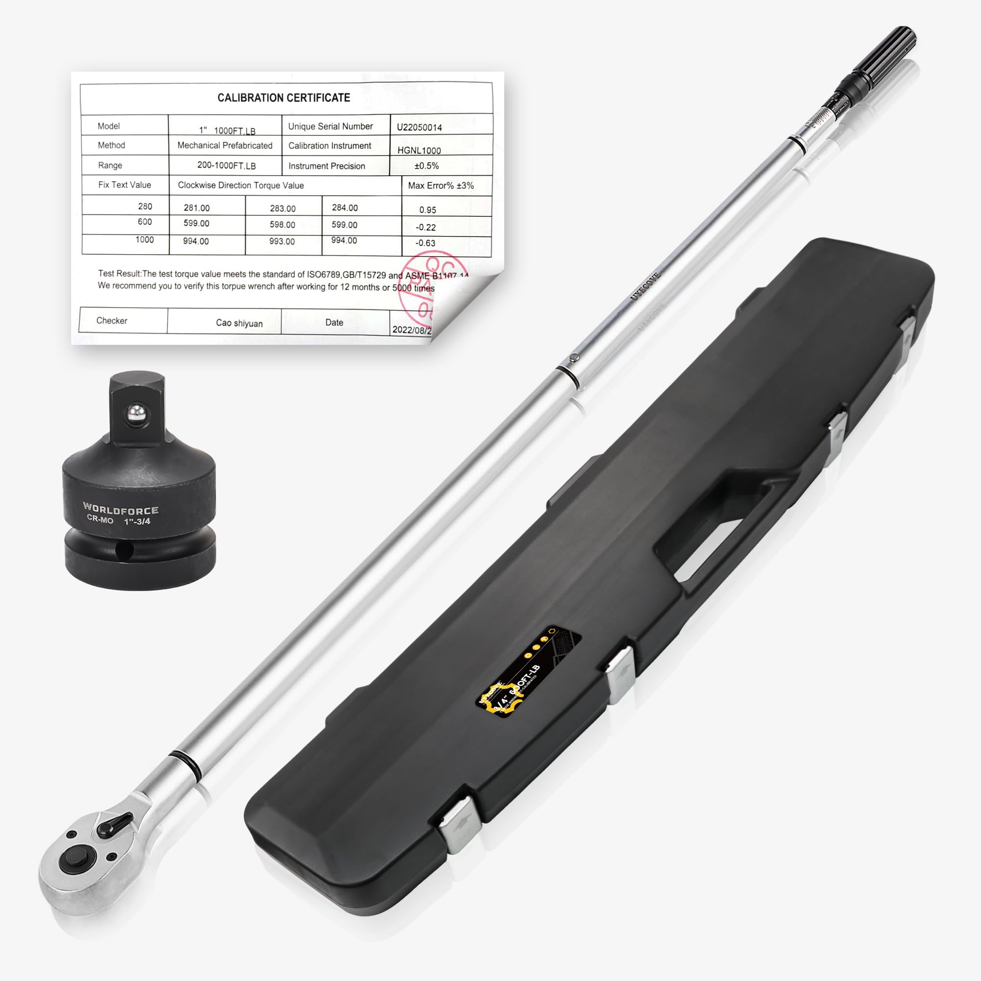 Mua UYECOVE 1-Inch Drive Click Torque Wrench, Dual-Direction Click ...