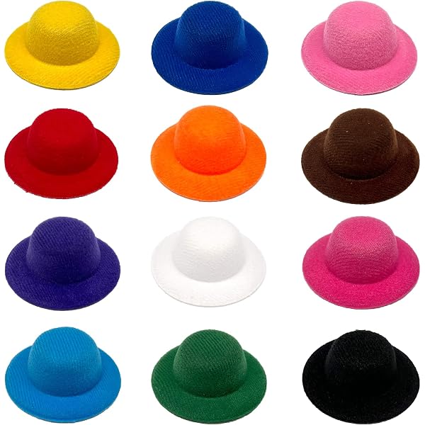 Small Snowman Hats For Crafts Aazon.co: Ini Black Top Hats For DIY ...