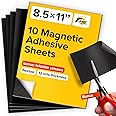 Amazon.com: Ultra Thin Magnetic Sheets with Adhesive Backing - 10 PCs ...