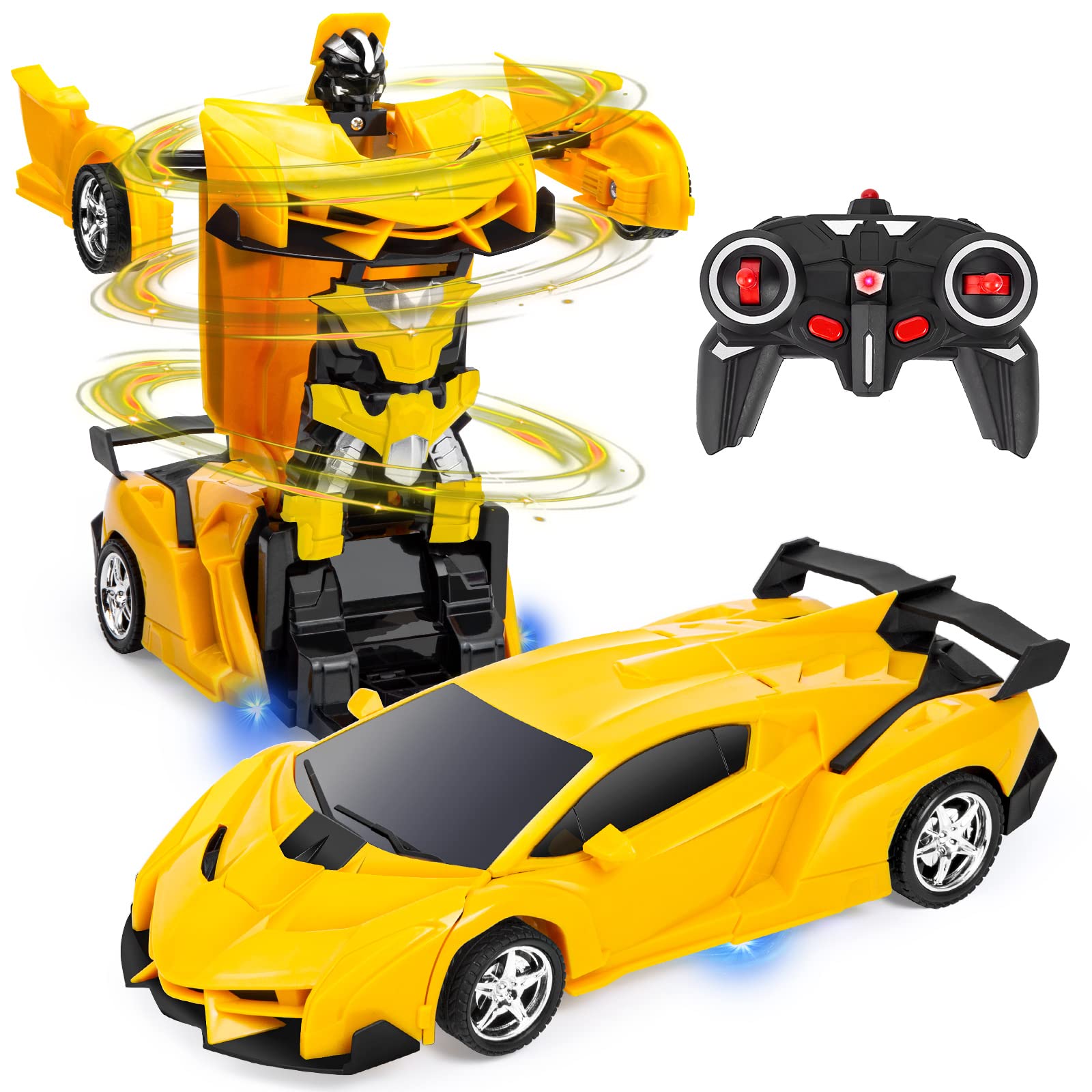 Mua Remote Control Cars for Kids Age 3-12, Transforming Robot Car Toys ...