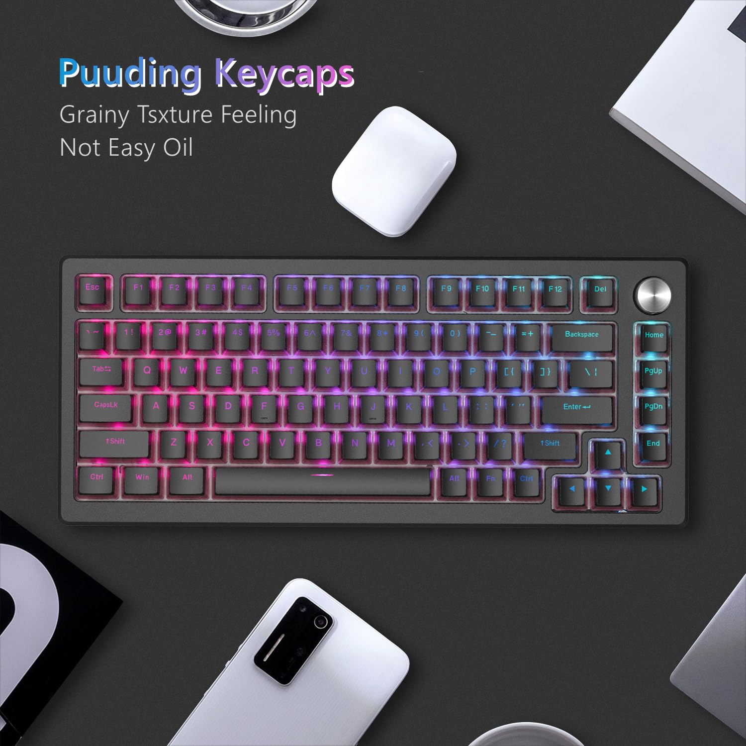 Mua Womier Pudding Keycaps - PBT Shine Through Custom Keycaps Set for ...