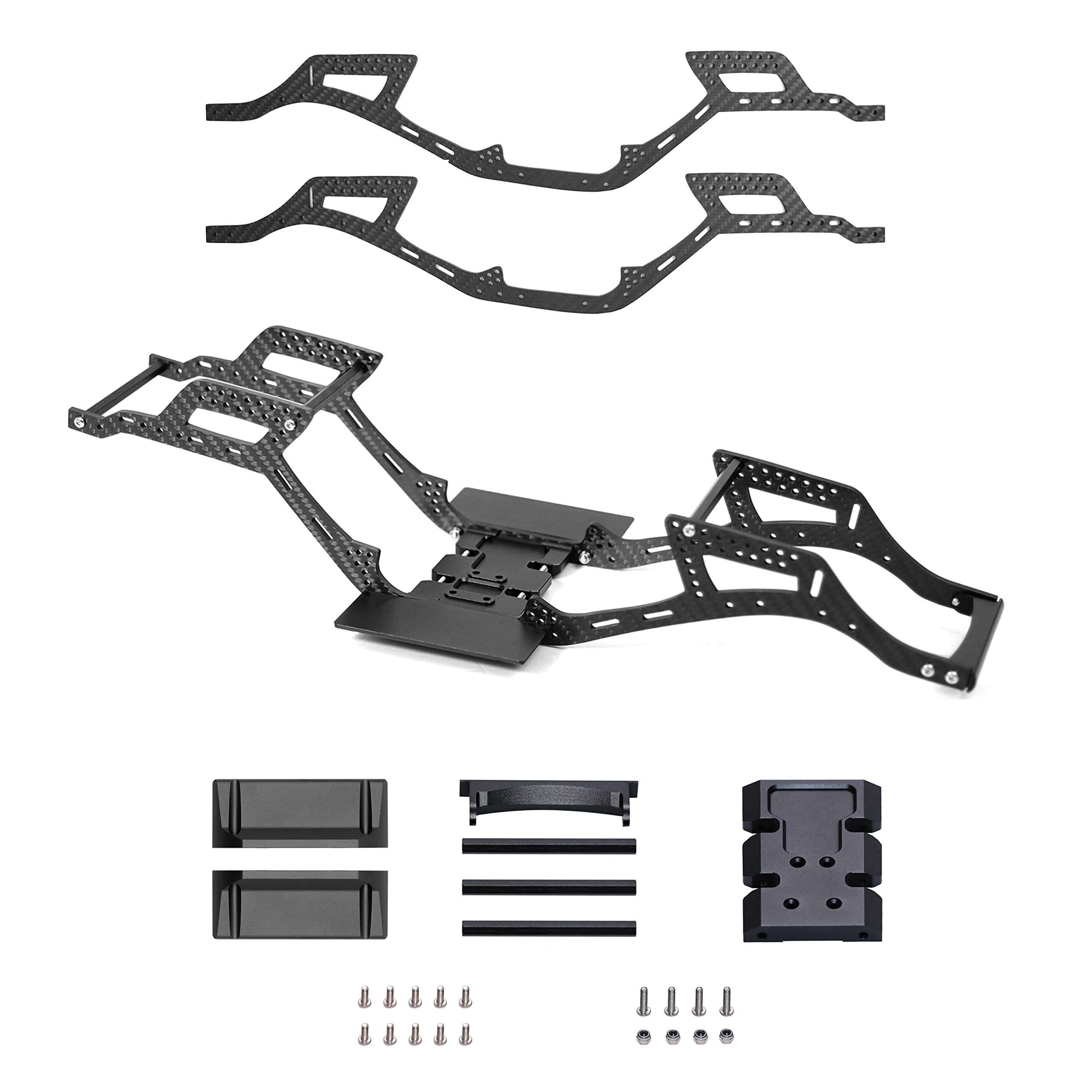 Mua RC Frame Chassis Kit, Carbon Fiber LCG Chassis Set, Cheater Rigs Frame Rails, Gen2 ...
