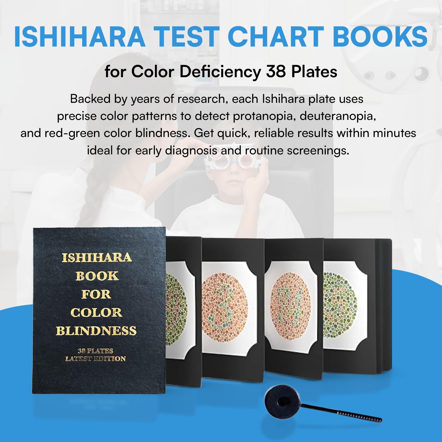 Mua Ishihara Test Chart Books for Color Deficiency 38 Plates with User ...