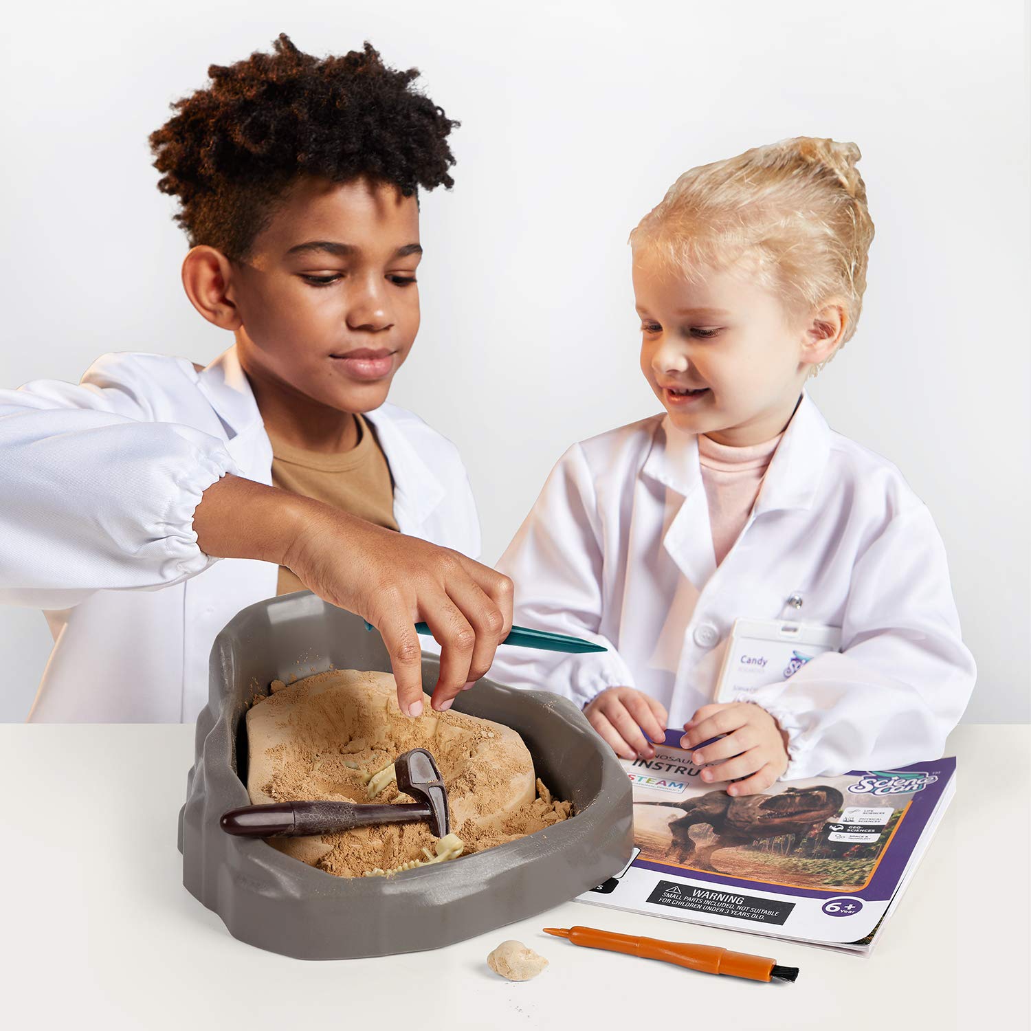 Mua Science Can Dinosaur Digging Fossil Kit for Kids, Dinosaur Bones ...