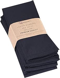 Amazon.com: Ruvanti Kitchen Cloth Napkins 12 Pack 18 X 18 Inch Dinner ...