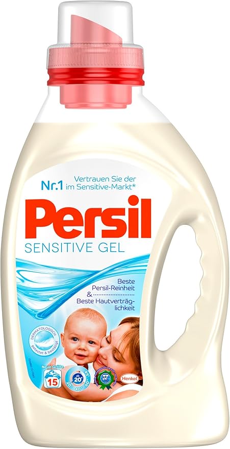 Persil Sensitive Gel Pack of 5 x 15 Loads): Amazon.co.uk: Health ...