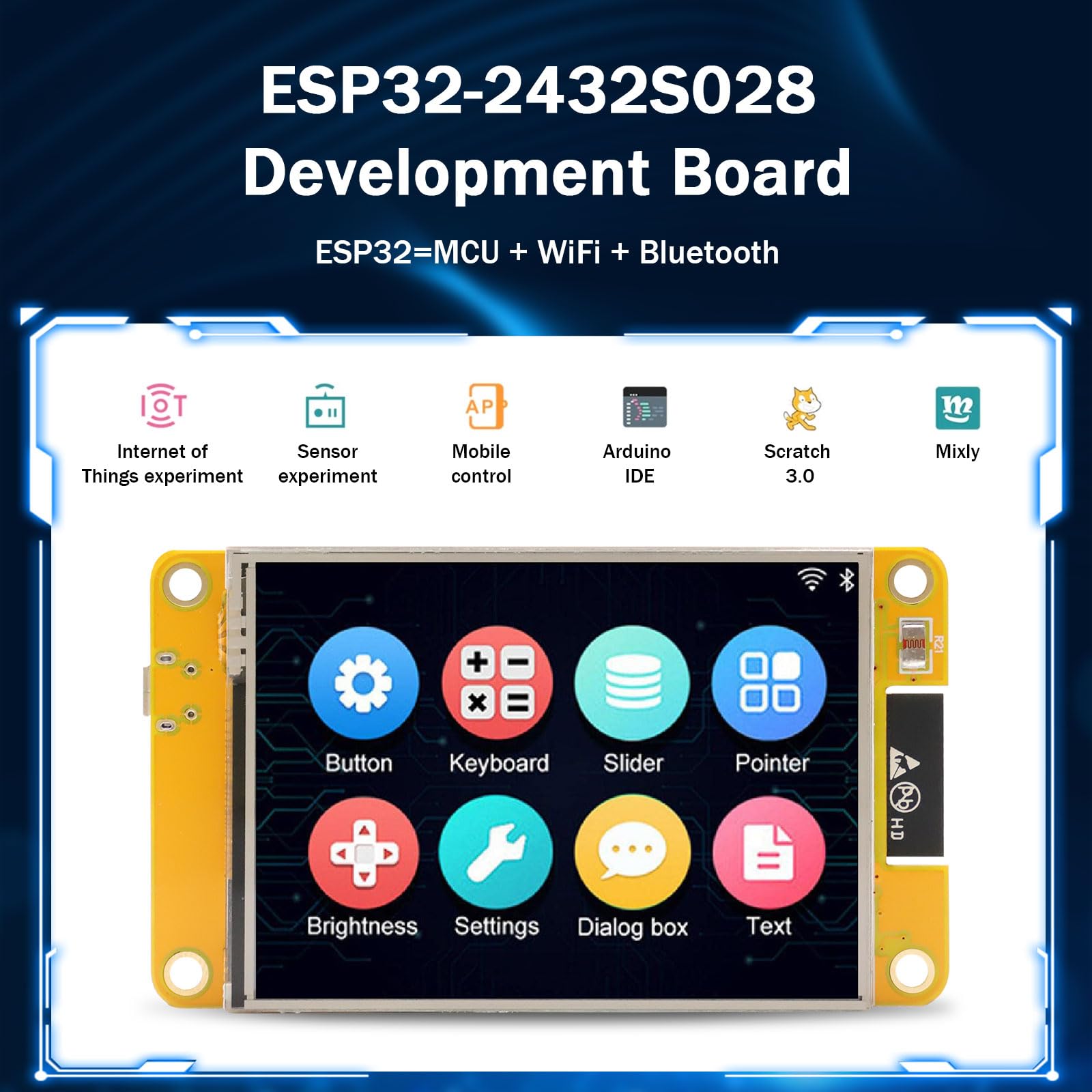 Mua APKLVSR ESP Display,ESP Entwicklungsboard WiFi Bluetooth 2.8 Zoll ...
