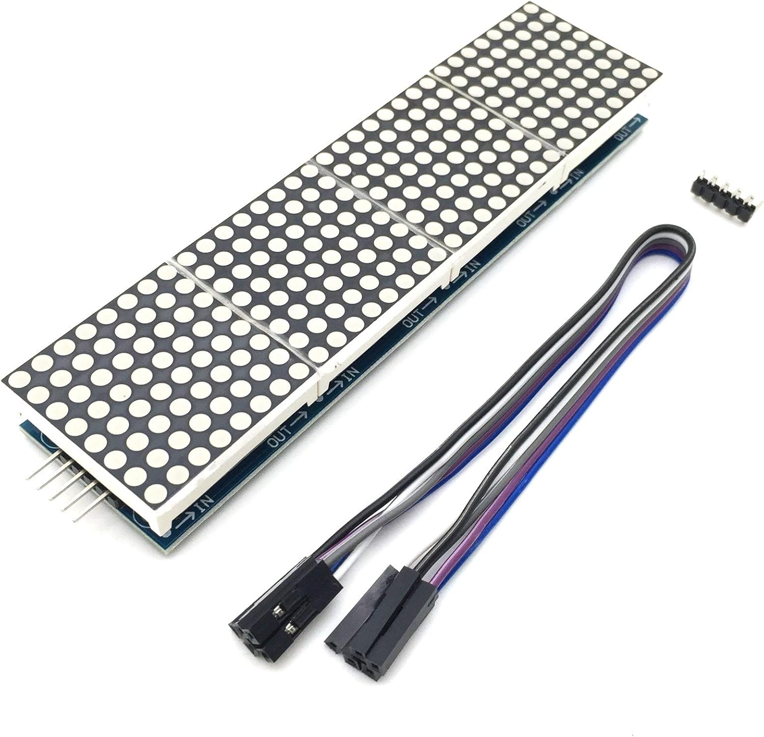 Aptofun 4 In 1 Dot Matrix Max7219 Mcu Led Display Module Diy Kit For Arduino Bigamart