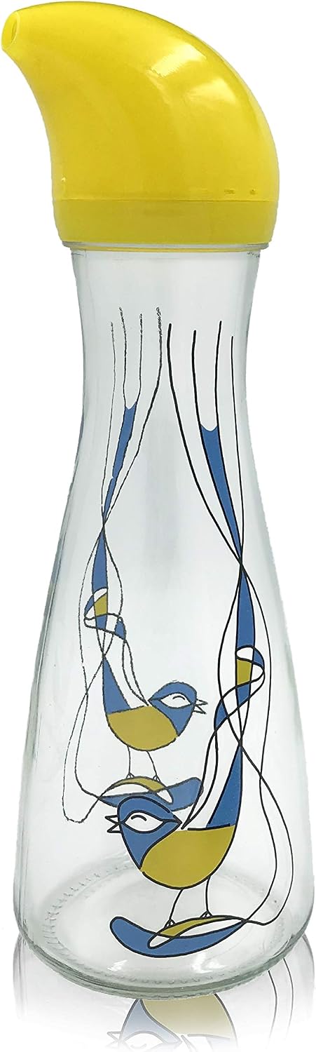 Chirpy Jug Glass Water Carafe Tweeting Bottle 34oz (1L) – BigaMart