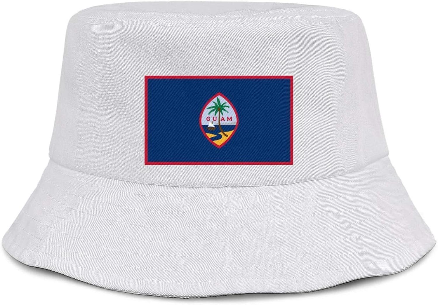 Bucket Hat Guam-Flag-Coat-of-arms- Fishing Hat Packable Beach Sun Hat ...
