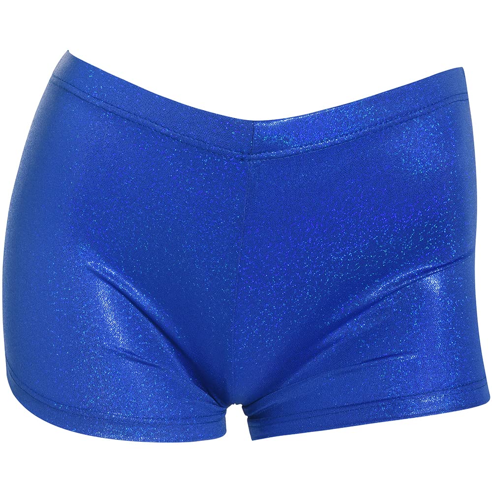 LMCOB Girls Gymnastics Shorts Sparkle Dance Tumbling Athletic Short ...