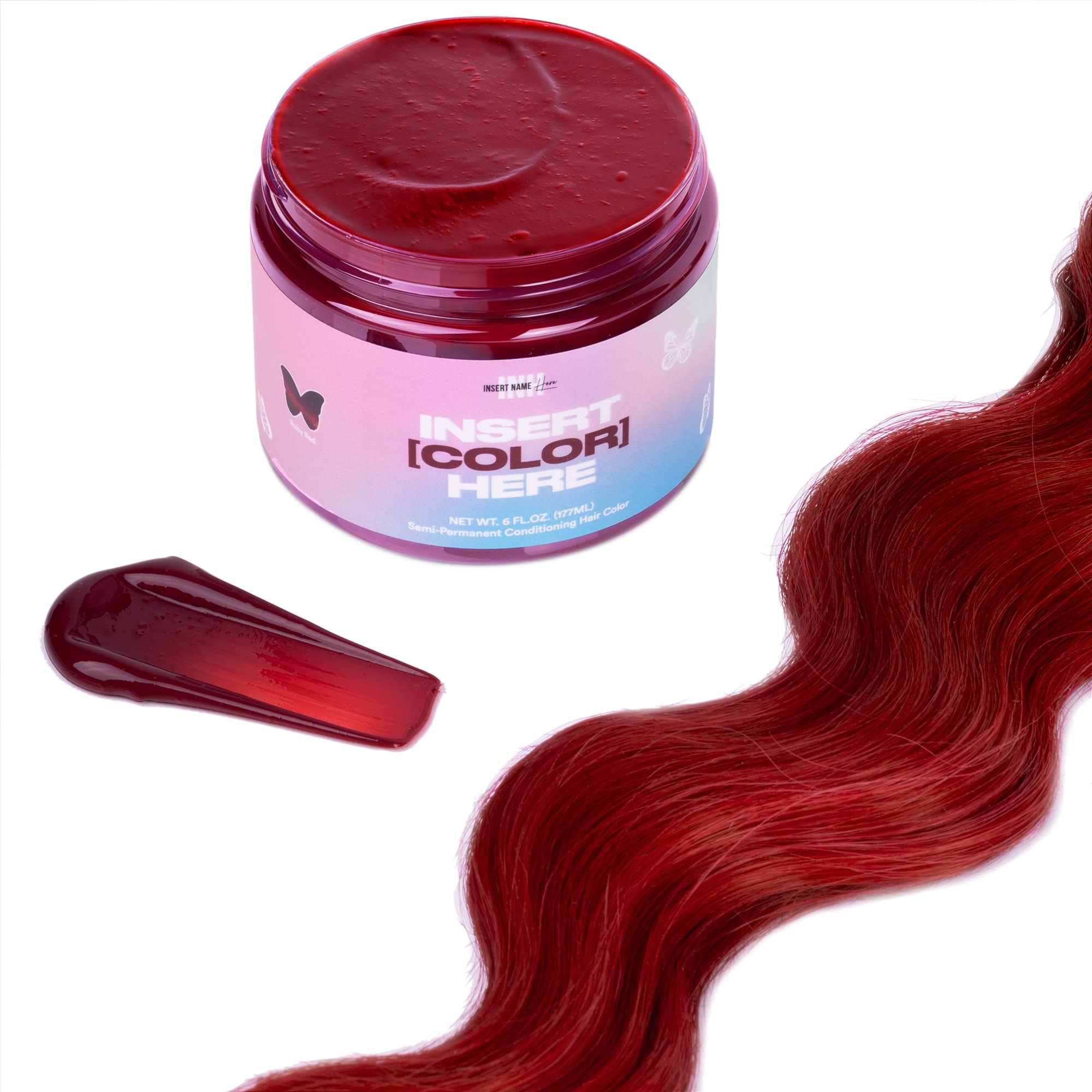 Mua Semi Permanent Hair Color Ruby Red, Color Depositing Conditioner ...