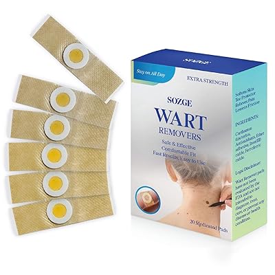 Buy SOZGE Wart Pads- Maximum Strength - Wart Pads for Flat Warts ...