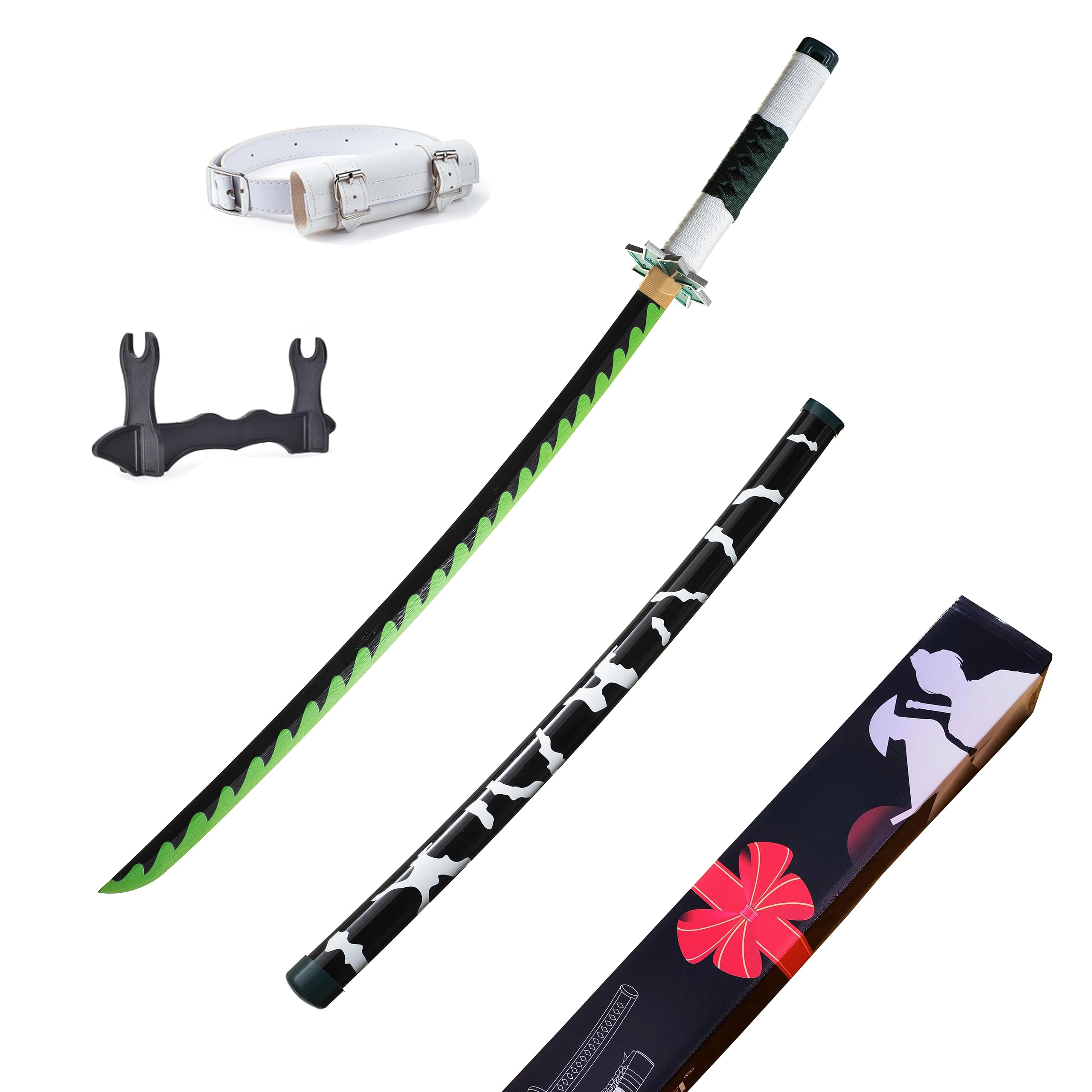JIHPEN sword.New! Demon Slayer Sword. About 41 in. with Display Stand ...
