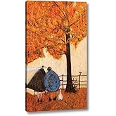Amazon.com: Spring by Sam Toft - 9" x 16" Canvas Art Print Gallery ...