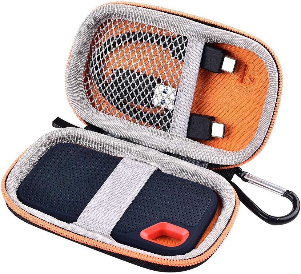 Portable Shockproof Case for SanDisk Extreme Portable SSD 250GB/ 500GB ...