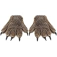 Amazon.com: Hairy Hands Animal Furry Claw Paw Gloves Werewolf Wolf Bear ...