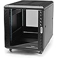 Amazon.com: StarTech.com 15U 19" Server Rack Cabinet - 4 Post Adjustable Depth (6-32") Locking ...
