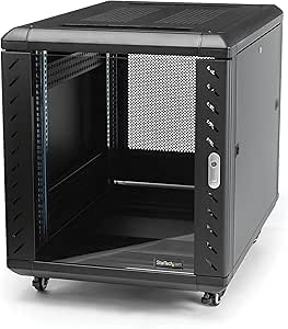 Amazon.com: StarTech.com 15U 19" Server Rack Cabinet - 4 Post Adjustable Depth (6-32") Locking ...