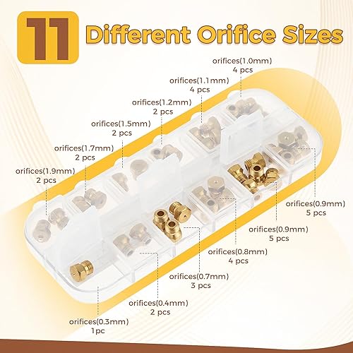 Gas Stove Orifice Size Chart MEANHDAG Grill LP Gas Conversion Kit For