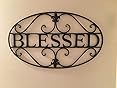 Amazon.com: Young's Metal Blessed Wall Sign, 27.75-Inch: Home & Kitchen