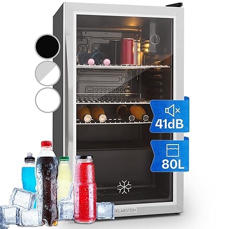 Mua Klarstein Drinks Fridge, Small Fridge with 3 Shelves, Mini Fridge ...