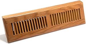 Accord AOBBOL18 Oak Baseboard Register, 18-Inch(Duct Opening ...