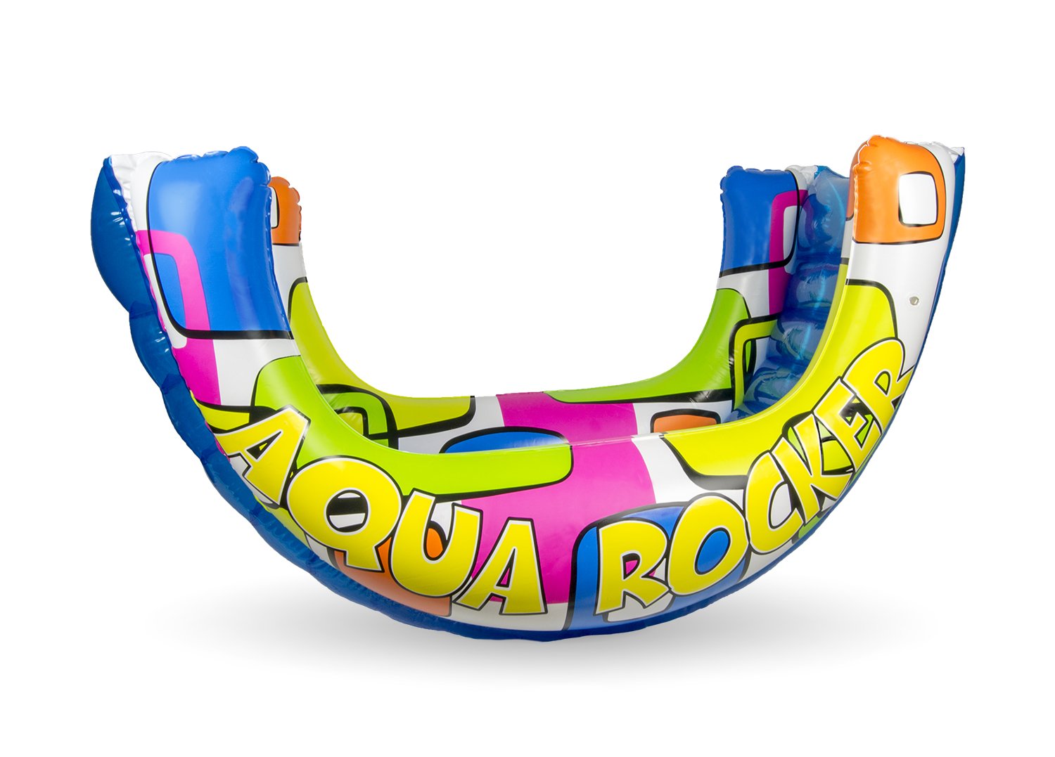 Poolmaster Aqua Rocker Inflatable Swimming Pool Float Ride On, Outdoor ...