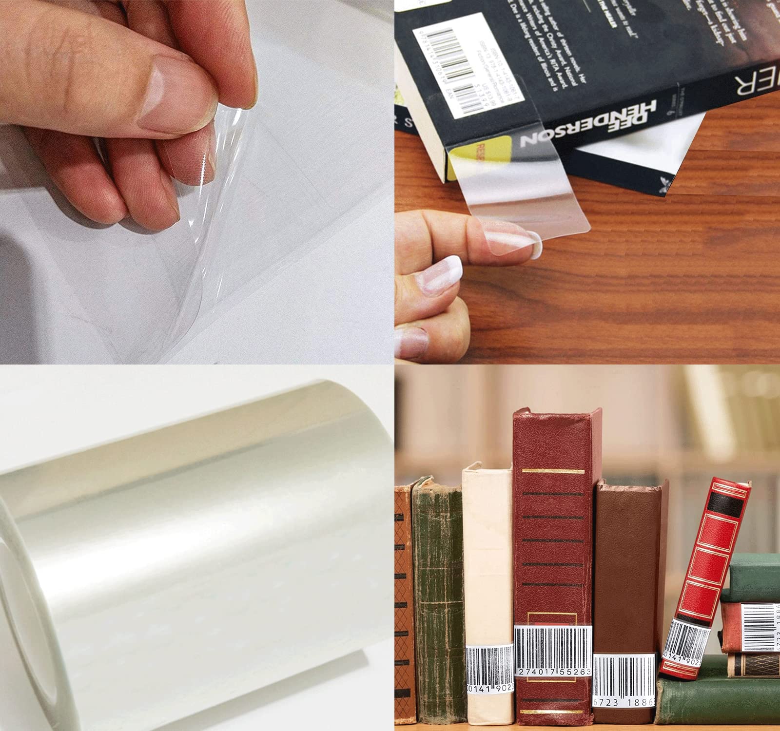 Mua 500 Pcs Label Protector Book Spine Label Protector 4x2 inch ...