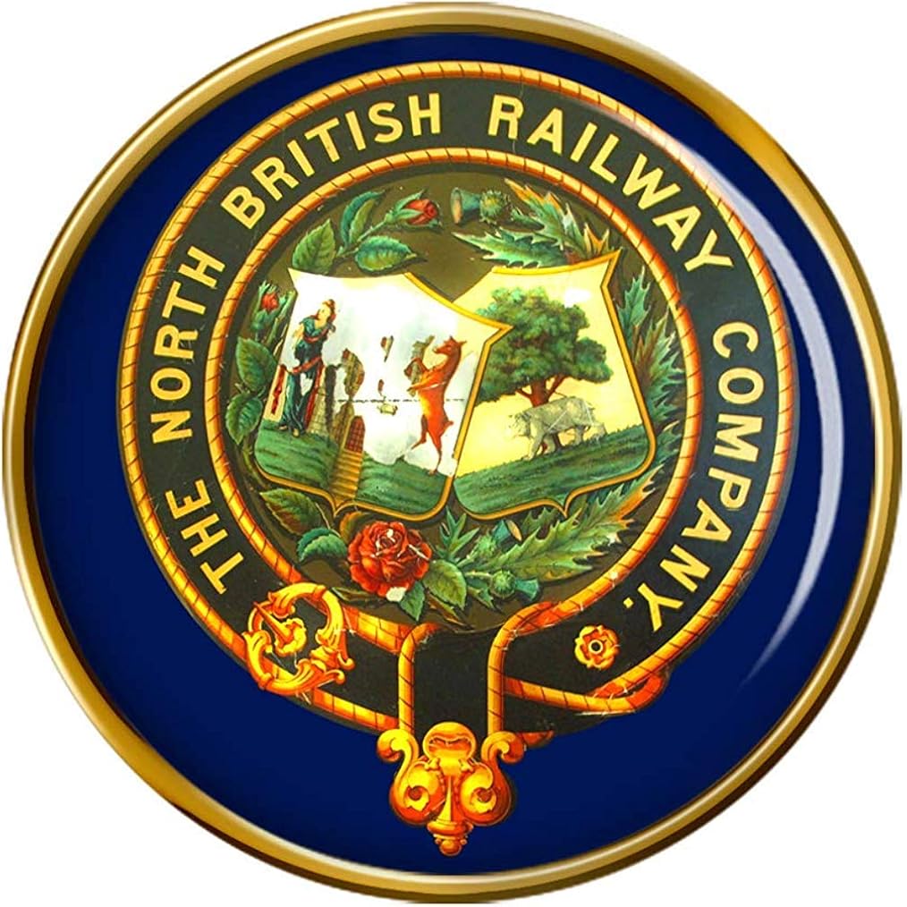 North British Railway Crest Pin Badge: Amazon.co.uk: Clothing