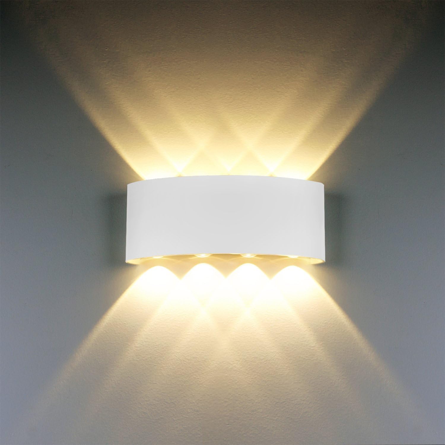 Luz de pared moderna 8W Aplique de pared Luces de aluminio LED ...